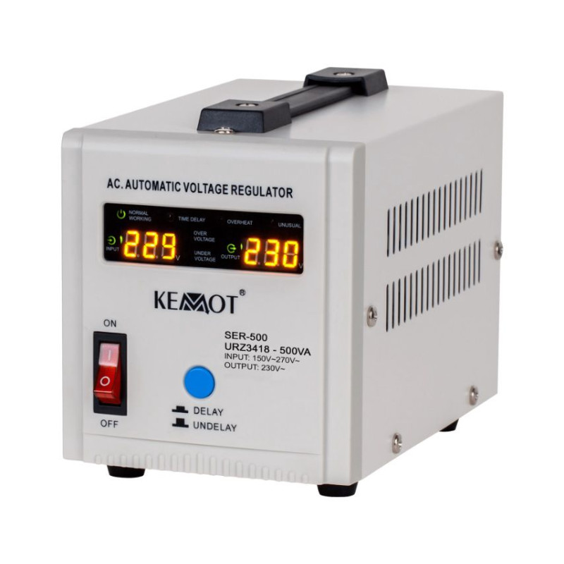 Stabilizators sprieguma vienfāzu 230Vac 500VA